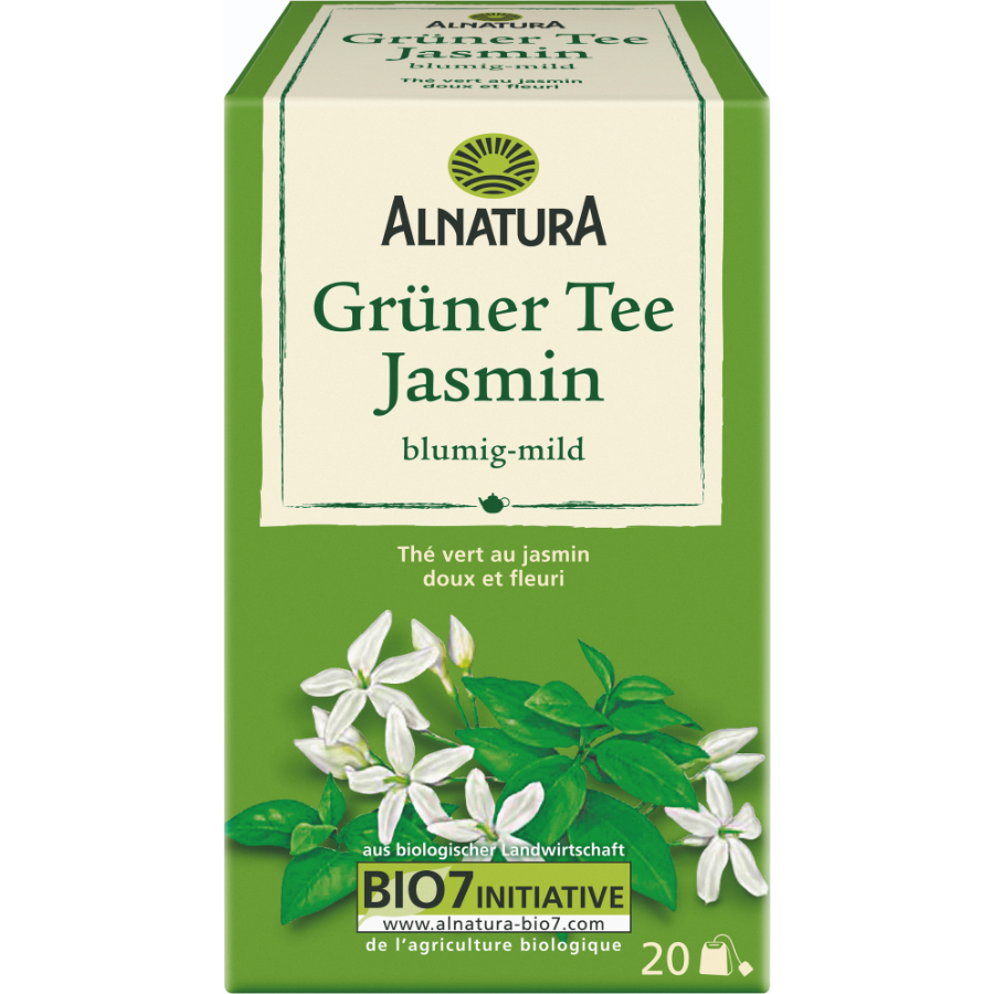 Bio Grüner Tee Jasmin, Beutel
