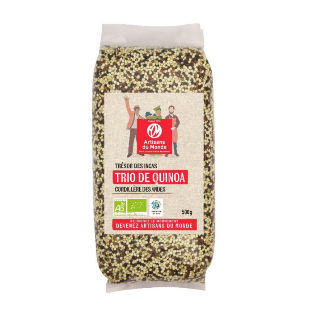 Trio de Quinoa équitable et sans gluten Bio Artisans Du Monde