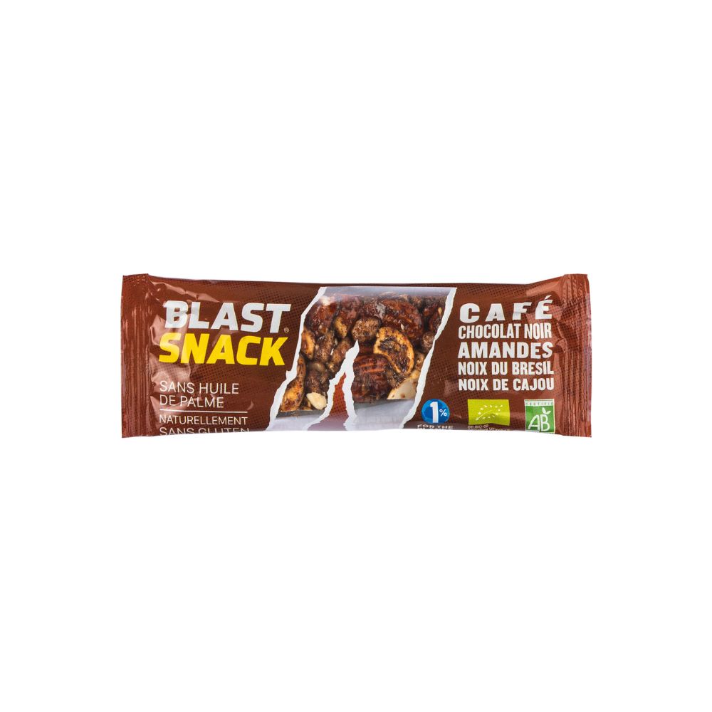 Barre Energétique Café Chocolat Noir Amande Bio Blast Snack - La Fourche