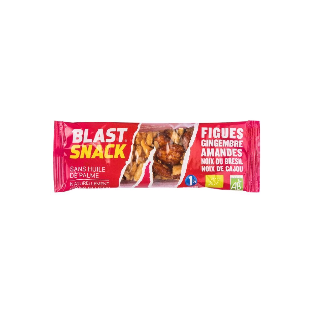 Barre Energétique Figues Gingembre Amande Bio Blast Snack - La Fourche