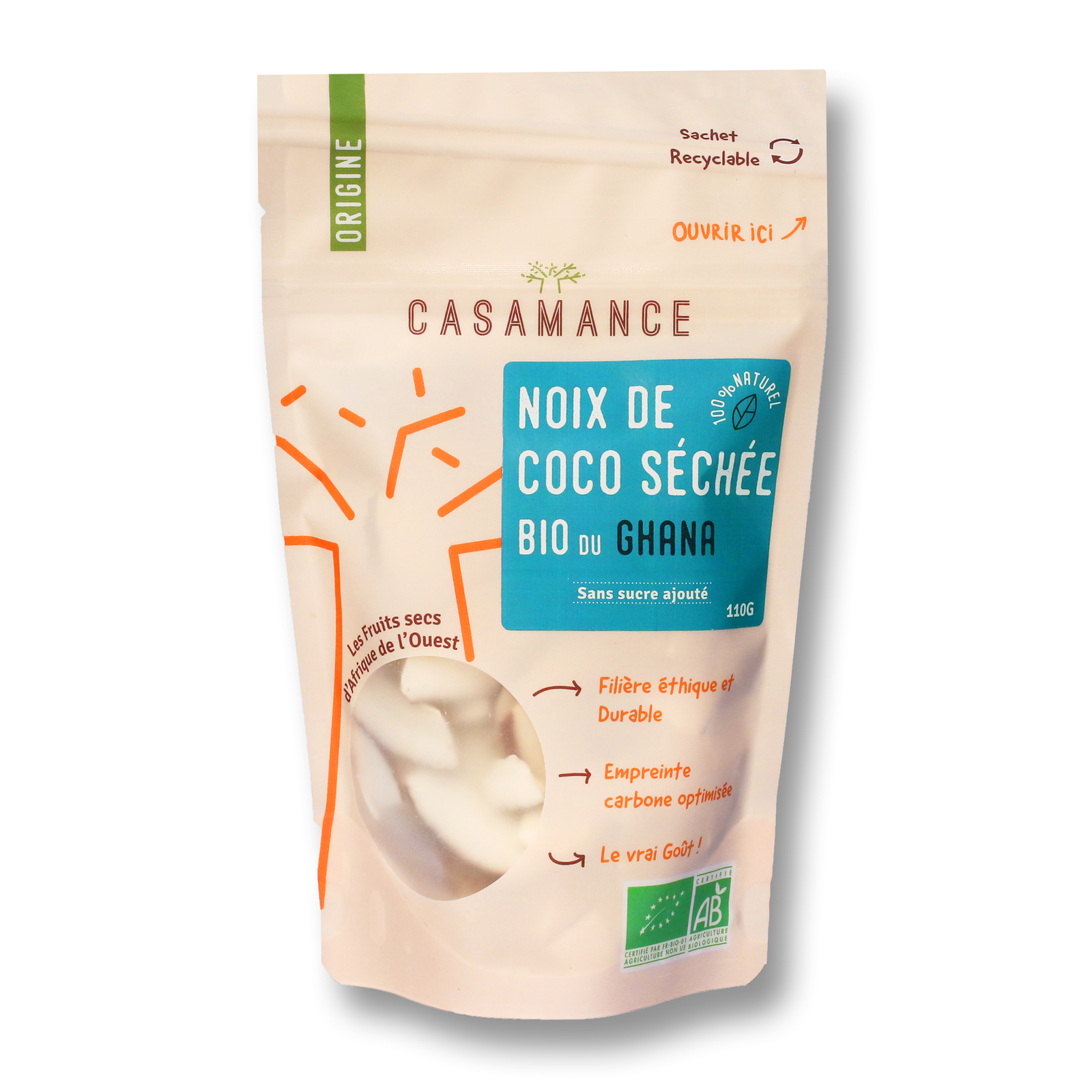 Noix de coco séchée Bio Casamance