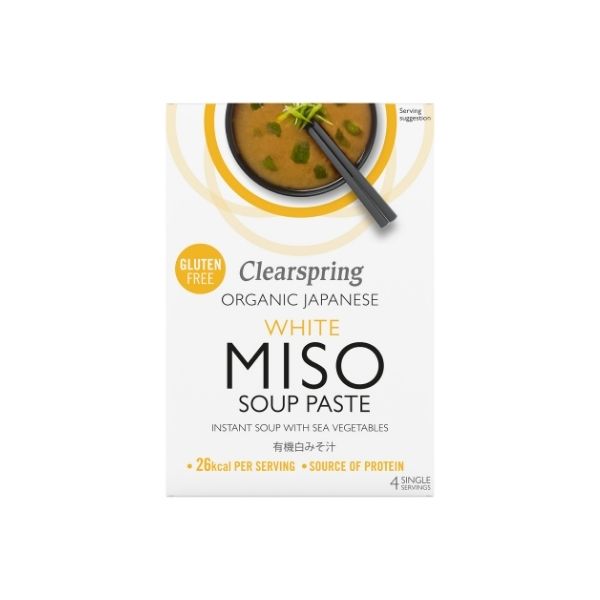 Soupe Miso Blanche Instantanée Bio - 4x15g - Clearspring