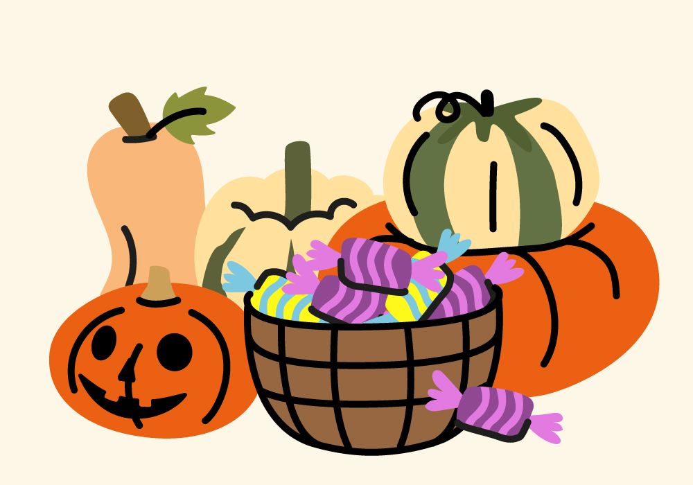 Courges d'Halloween Bio