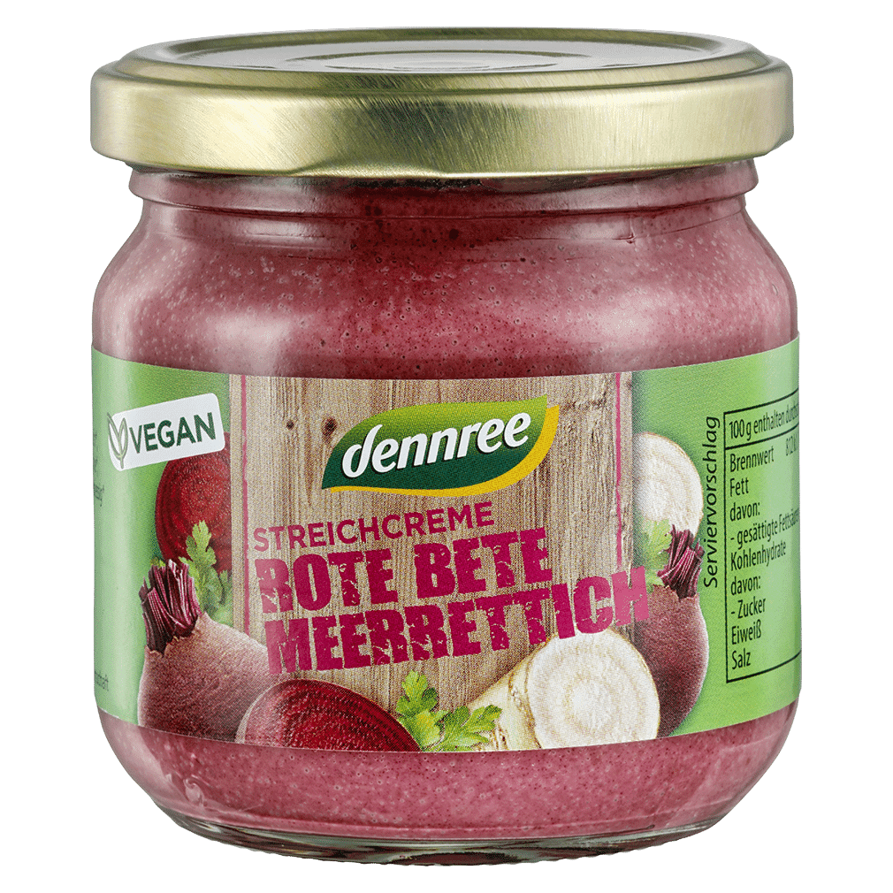 Bio Streichcreme Rote Bete Meerrettich