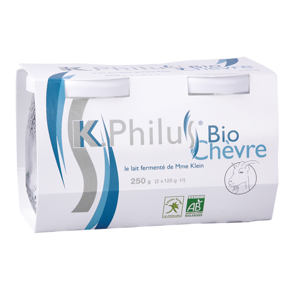 Lait fermenté au lait entier de chèvre bio K-Philus