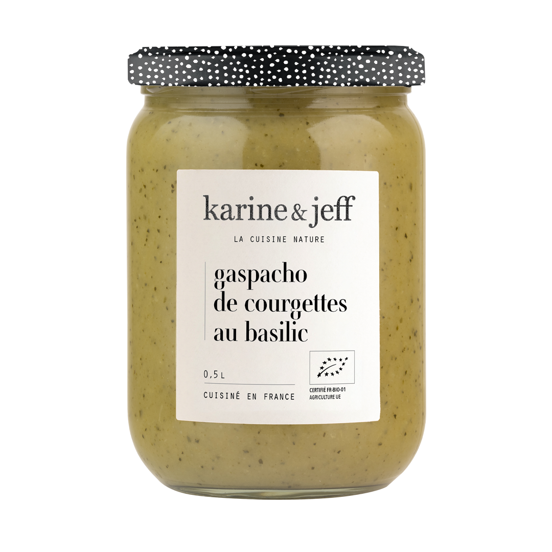 Gaspacho Courgette Basilic Bio Karine et Jeff
