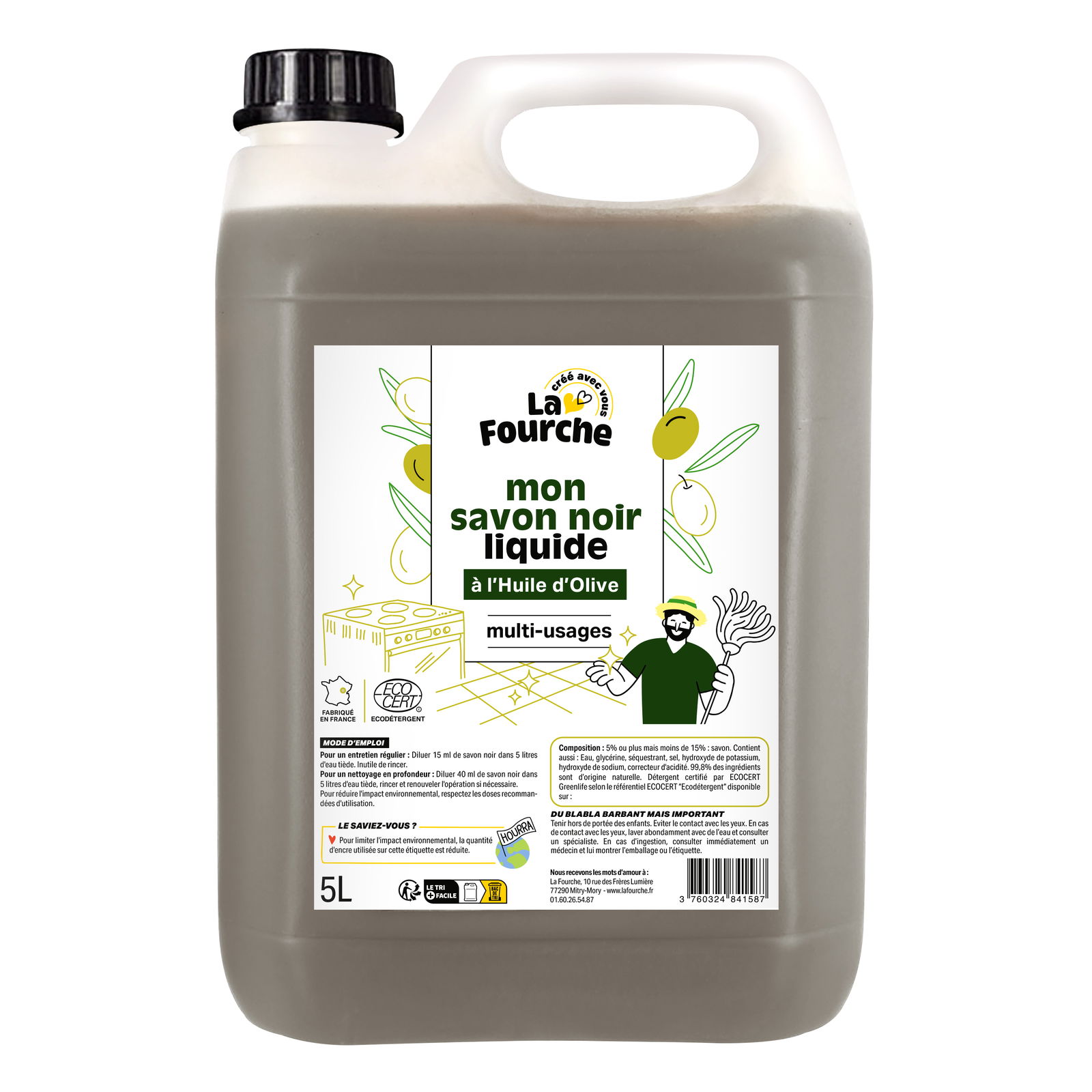 Mon Savon Noir Liquide - 5L