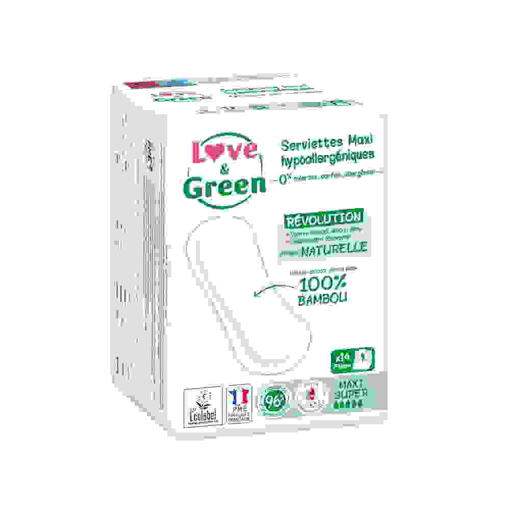 Serviettes hygiéniques Bio - La Fourche