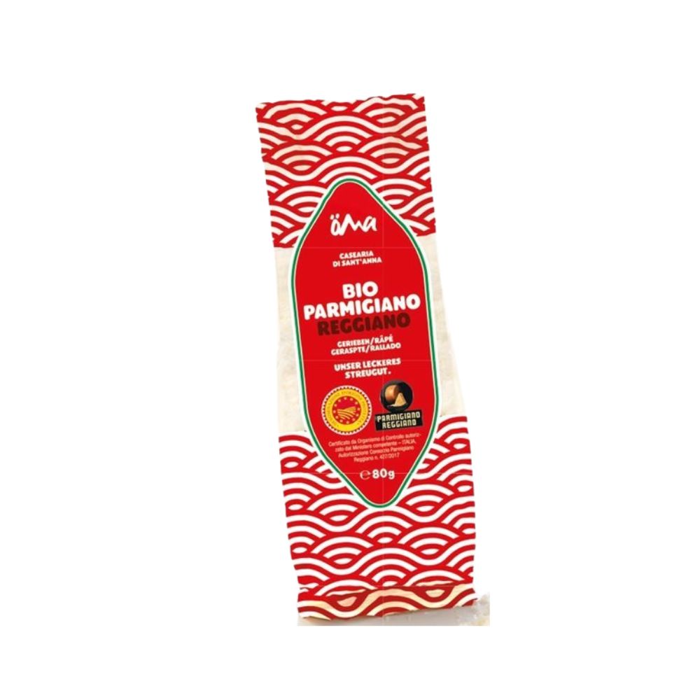 Fromage Râpé Parmesan Reggiano AOP Bio Öma