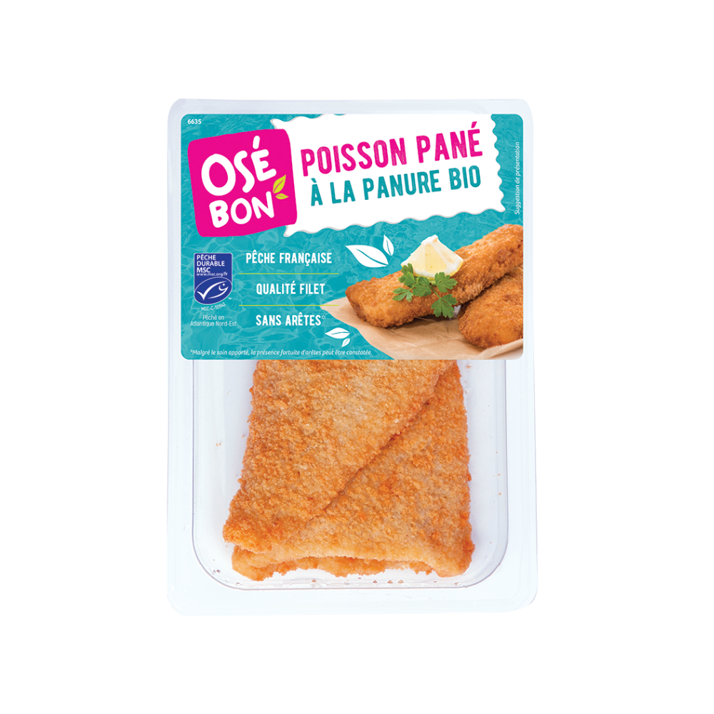 Poisson Pané à la Panure Bio - x2 Osé Bon