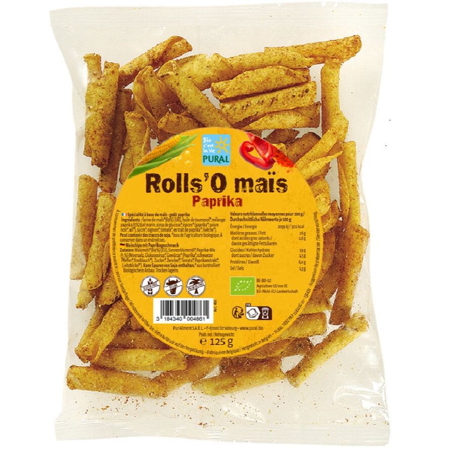 Bio Rolls’O Mais Paprika, glutenfrei