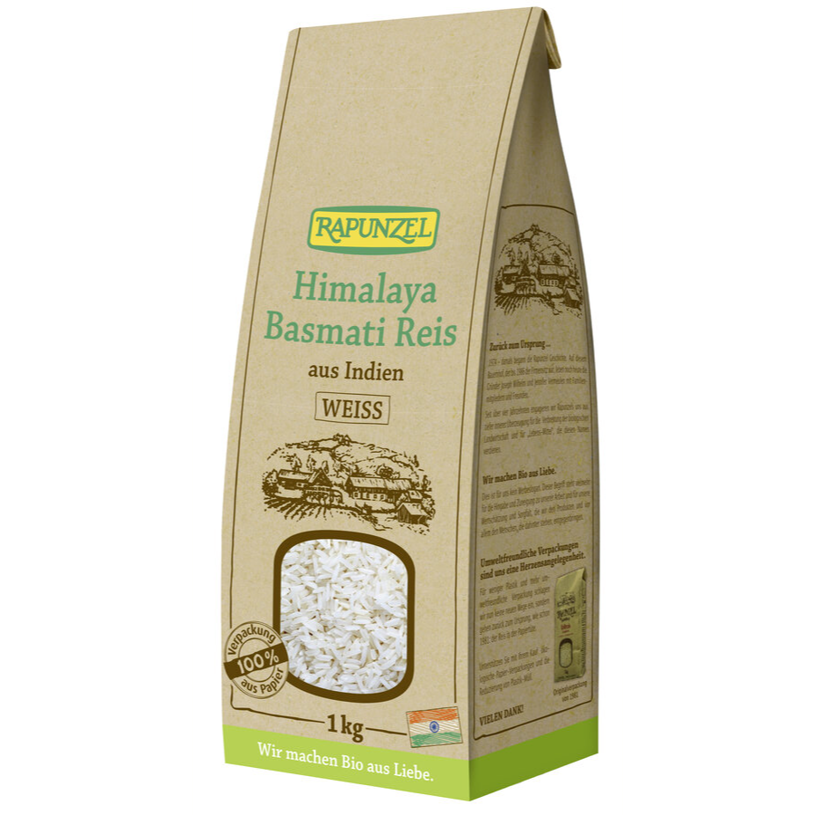 Bio Himalaya Basmati Reis weiß