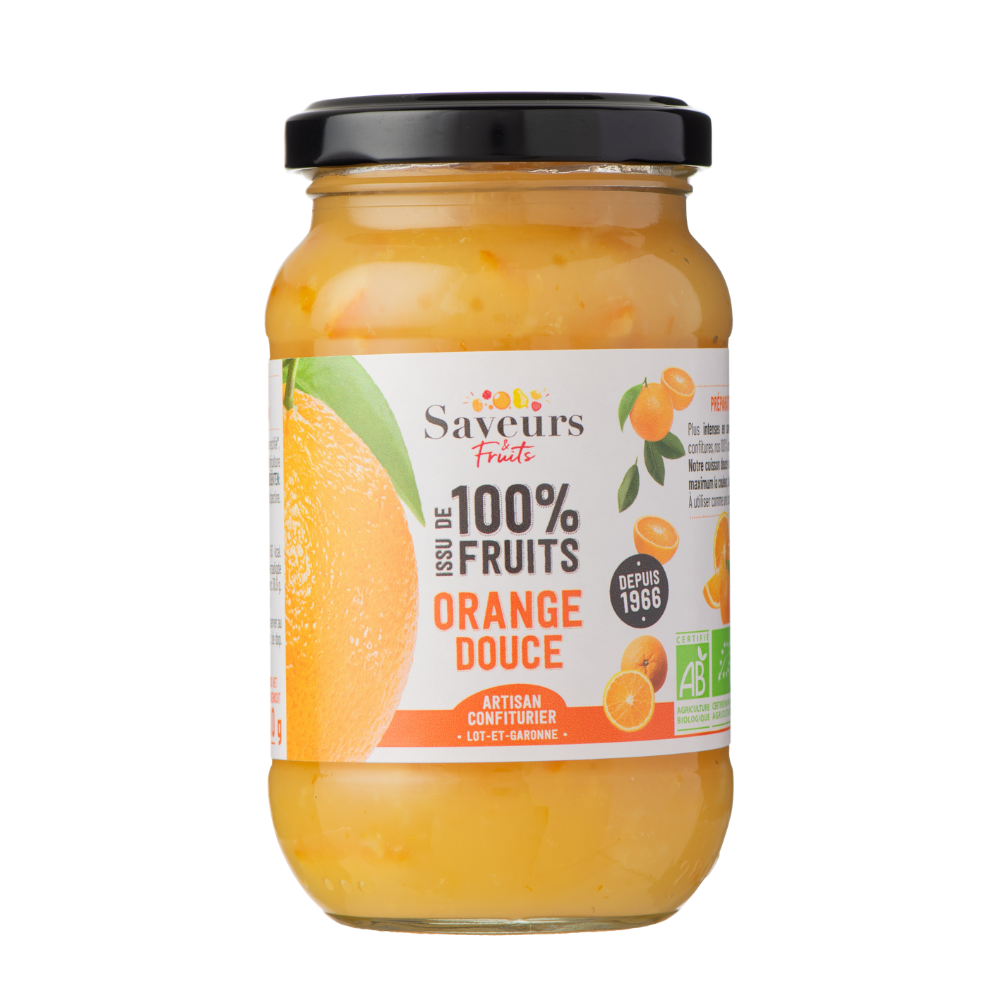 Préparation orange douce bio Saveurs et Fruits
