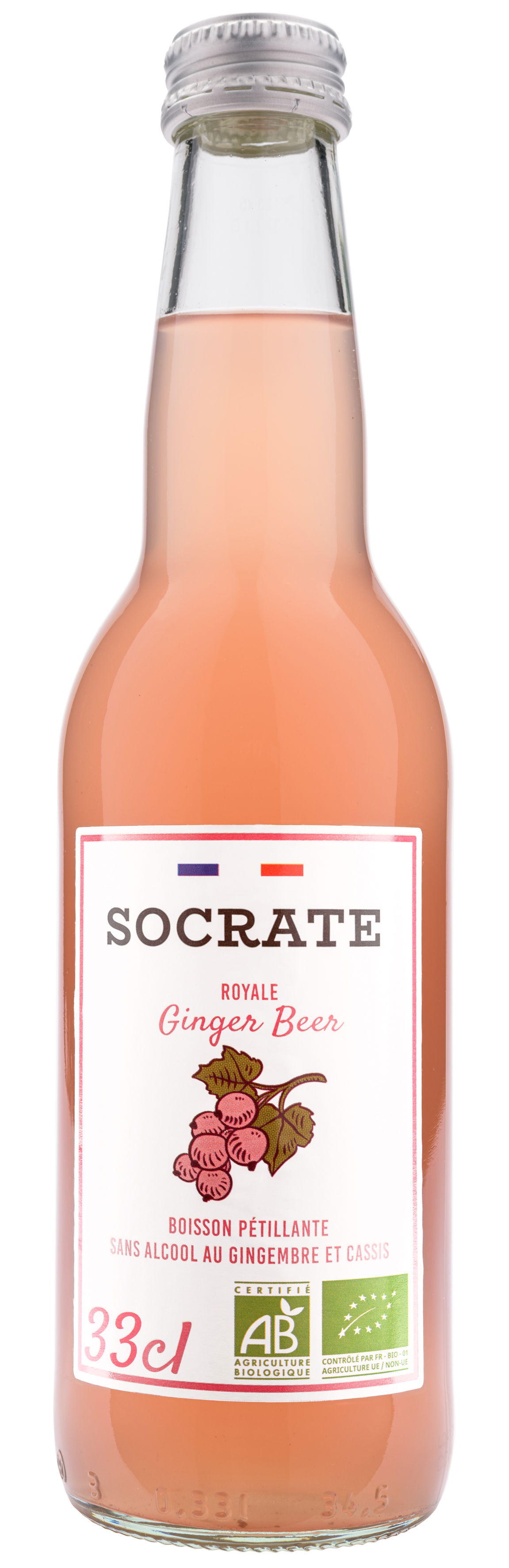 Royale Ginger Beer au Cassis Bio Socrate - 33cl