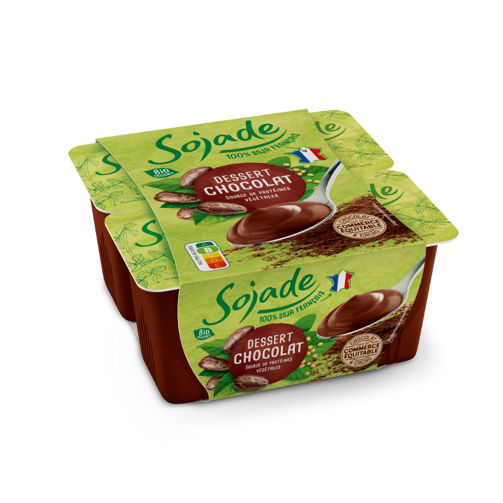 Dessert Végétal Soja Chocolat Bio Sojade