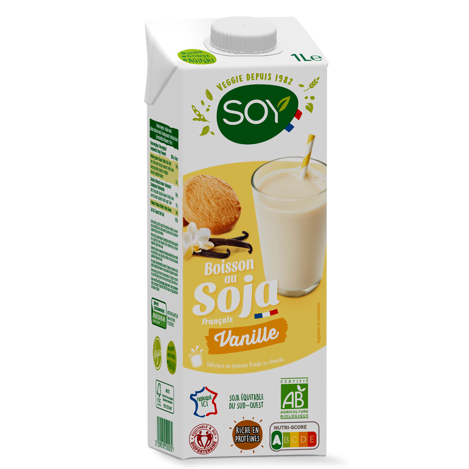 Boisson au Soja Vanille Bio Soy