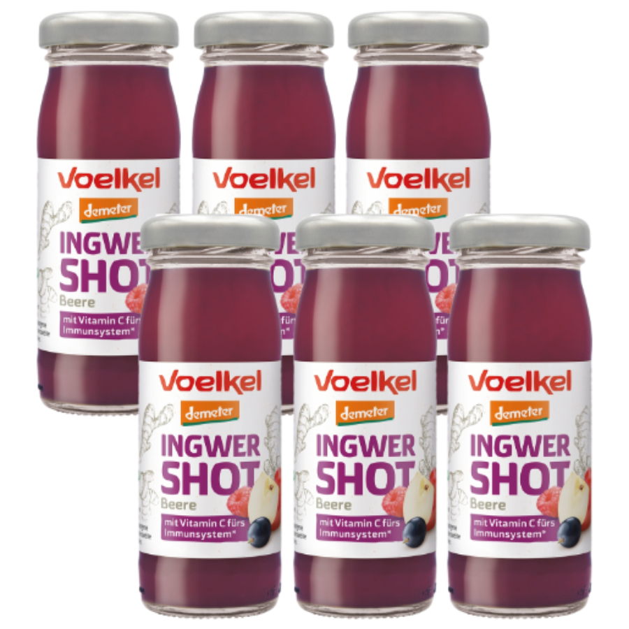 Bio Ingwershot Beeren, demeter, Karton 8 Stk.