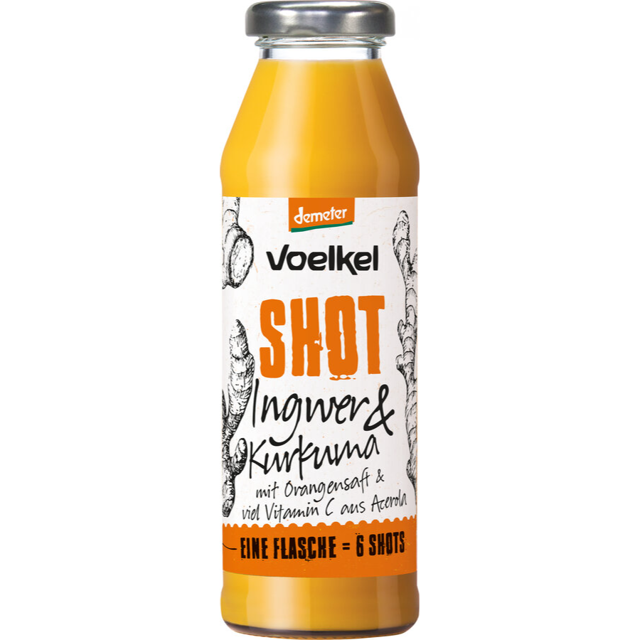 Bio Shot Ingwer & Kurkuma demeter